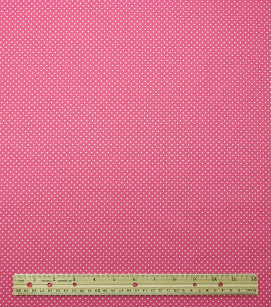 Pin Dots On Hot Pink Quilt Cotton Fabric By Quilters Showcase Joann
