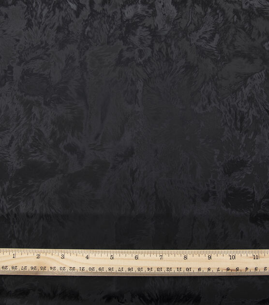 Yaya Han Black Stretch Faux Leather Fabric Joann