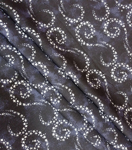 Dark Blue Nebula Cotton Canvas Fabric Joann