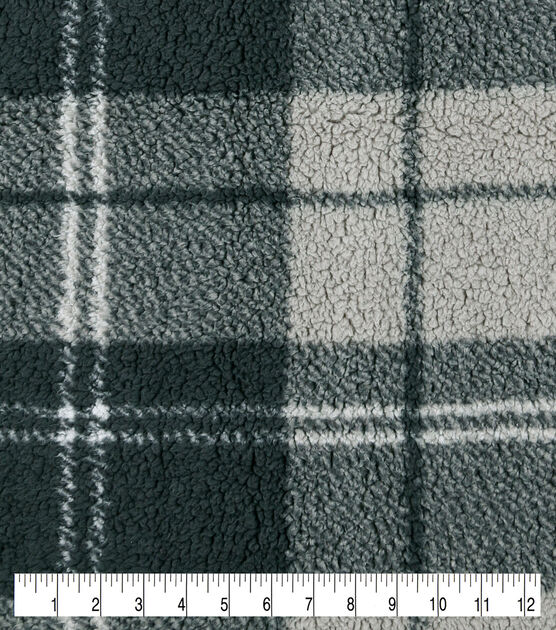 Tan Plaid Sherpa Fabric Joann