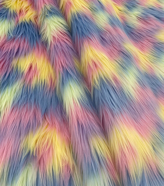Multi Color Faux Fur Fabric Joann