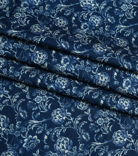 Blue Floral Quilt Cotton Fabric By Keepsake Calico Joann