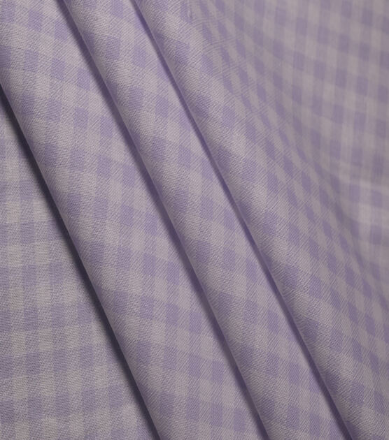 Purple Gingham Easter Cotton Fabric Joann