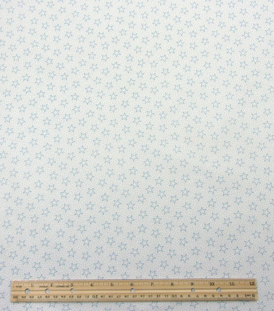 Blue Stars And Dots Quilt Cotton Fabric By Quilters Showcase Joann Brazil