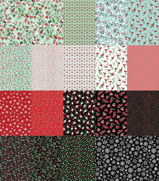 Hi Fashion 25 X 42 Snowmen And Dots Christmas Cotton Fabric Roll 40ct