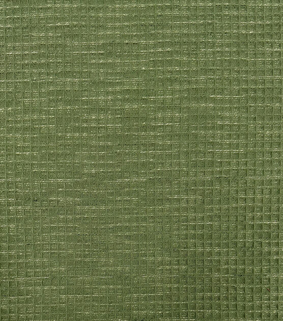 Dark Green Waffle Linen Fabric Joann