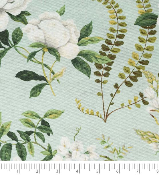 Stitch And Sparkle Floral Dew Duck Cotton Canvas Fabric Joann