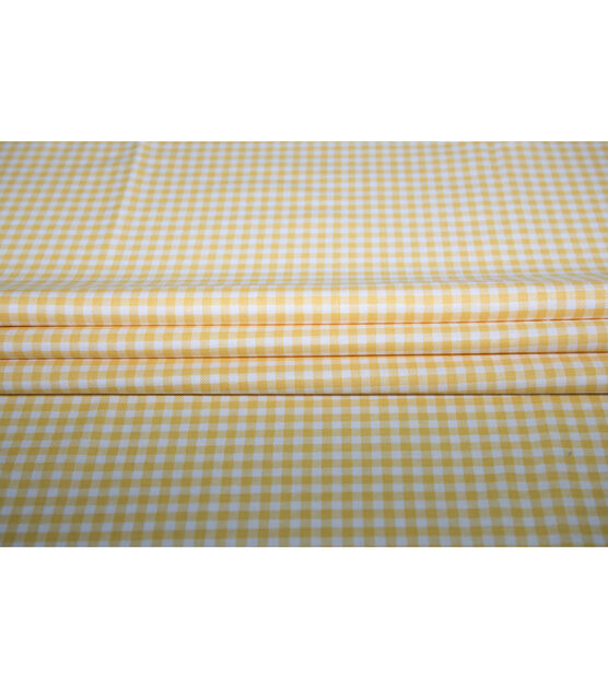 Yellow Gingham Quilt Cotton Fabric By Keepsake Calico Joann