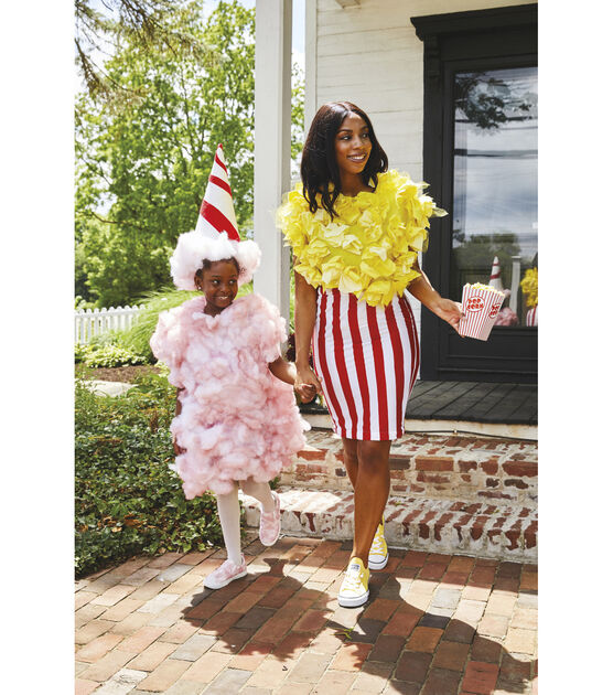 The Witching Hour Costume Knit Fabric Red White Stripe Joann