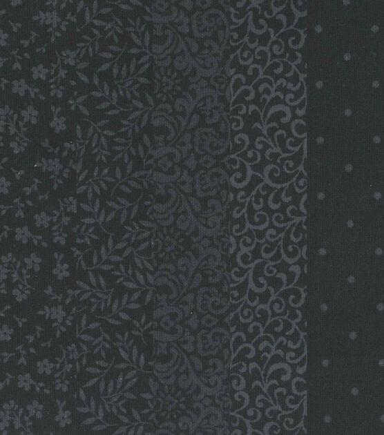 25 X 42 Assorted Black Cotton Fabric Roll 20ct By Keepsake Calico
