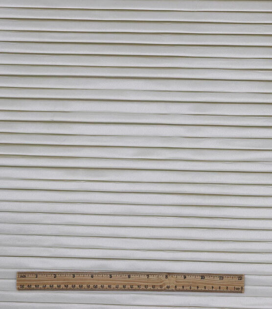 Bridal Ivory Pleated Satin Fabric Joann