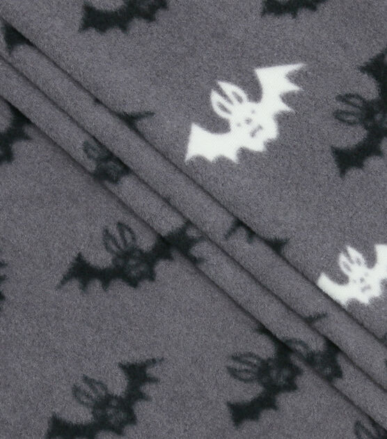 Pop Halloween Bats Lightweight Fleece Fabric Joann