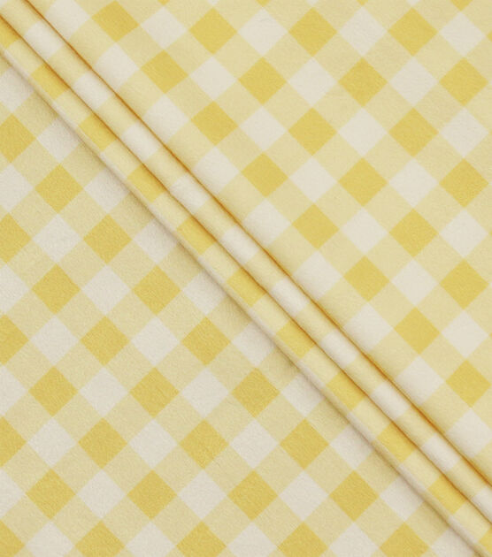 Gingham Yellow Nursery Soft And Minky Fabric Joann