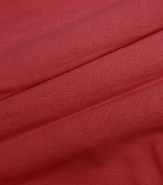 Dark Brown Slub Linen Rayon Blend Fabric Joann