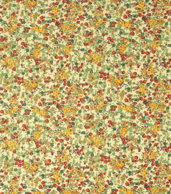 Singer 18 X 21 Orange Butterflies Cotton Fabric Quarter Bundle 5pc