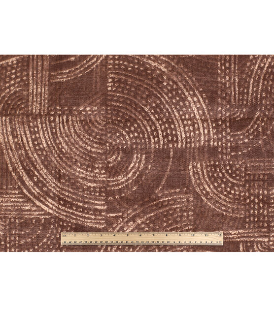 Tribal Lines Brown Cotton Canvas Fabric Joann