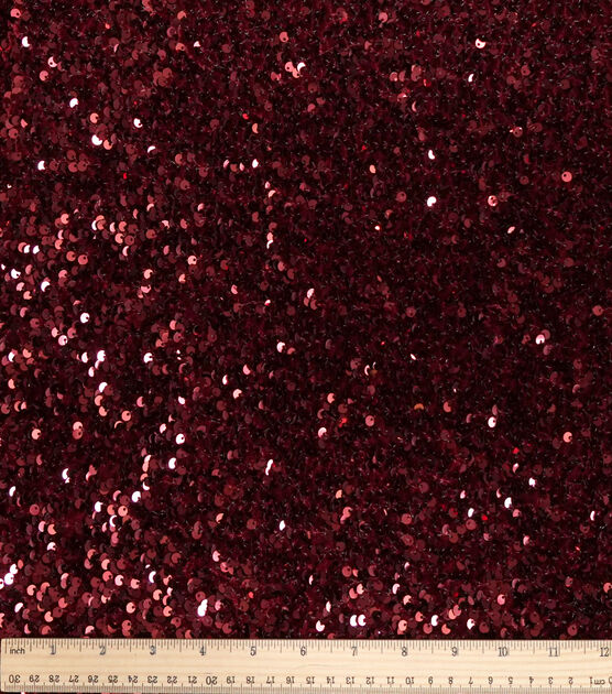 Red Sequin Velvet Fabric Joann