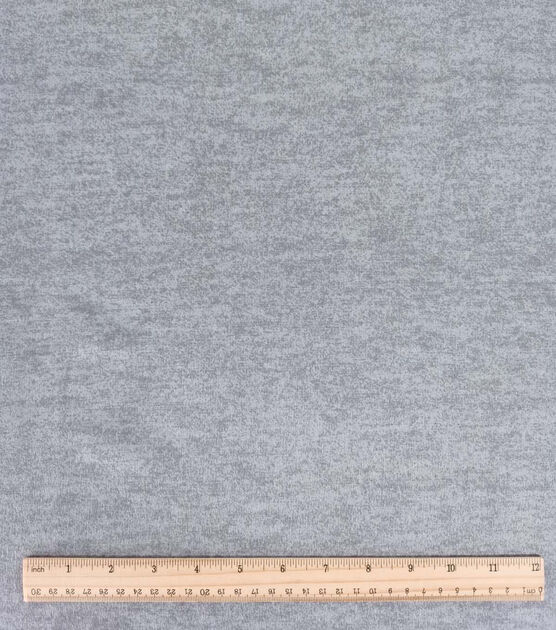 Gray Heathered Luxe Flannel Fabric Joann