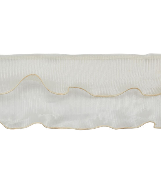Yaya Han Sew On 2 Tier Crystal Pleated Trim 413 Joann