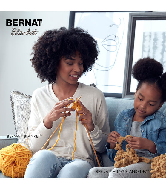 Bernat Blanket 220yds Super Bulky Polyester Yarn 2 Bundle Joann