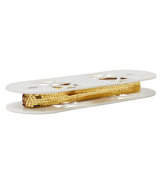 Gold Single Sequin Trim Joann