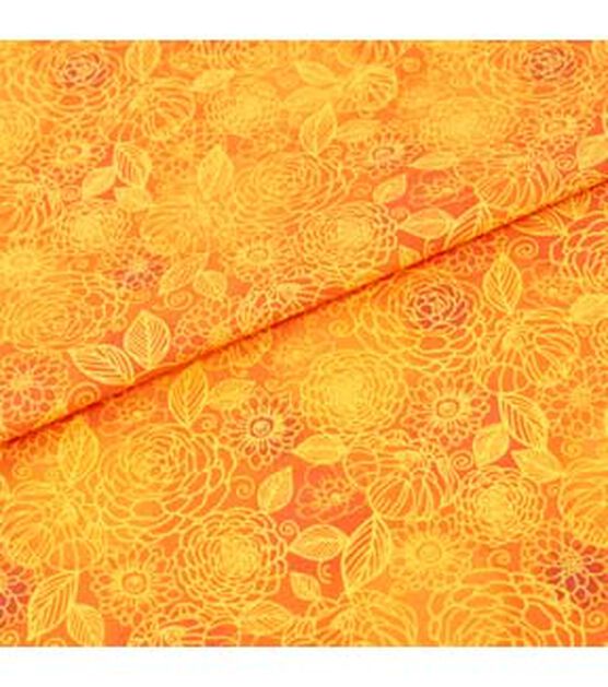 Singer Orange Tonal Cotton Fabric Joann
