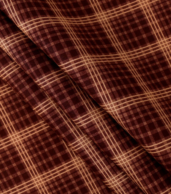 Bias Plaid Brown Cotton Fabric By Keepsake Calico Joann