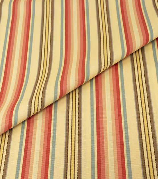 Stitch And Sparkle Cocoa Stripe Duck Cotton Canvas Fabric Joann