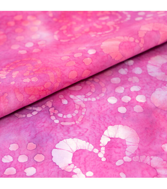 Singer Fabric 100 Cotton Batik Pink Joann