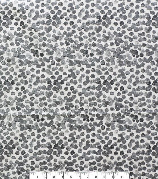 Black Dots Quilt Glitter Cotton Fabric By Keepsake Calico Joann