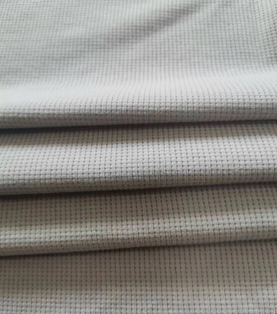 Light Grey Micro Waffle Knit Apparel Fabric Joann