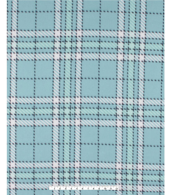48 Wide Green And Black Plaid No Sew Fleece Blanket By Make It Give It