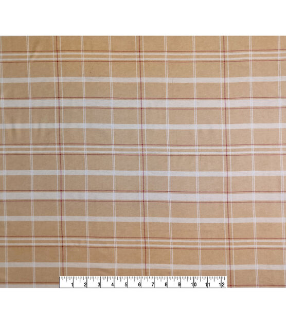 Brown Plaid Super Snuggle Flannel Fabric Joann