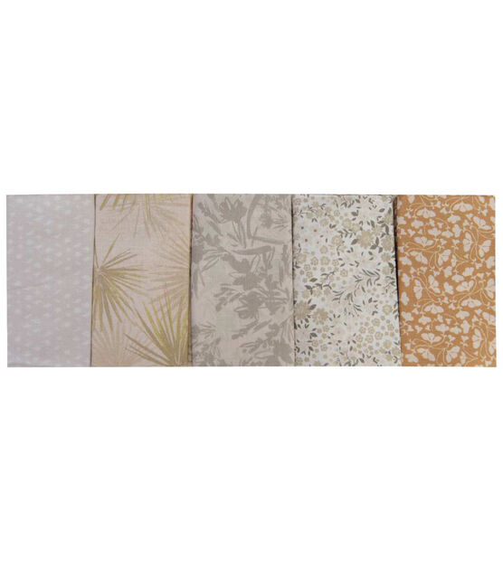 18 X 21 Cream Blender 2 Cotton Fabric Quarters 5ct By Keepsake Calico