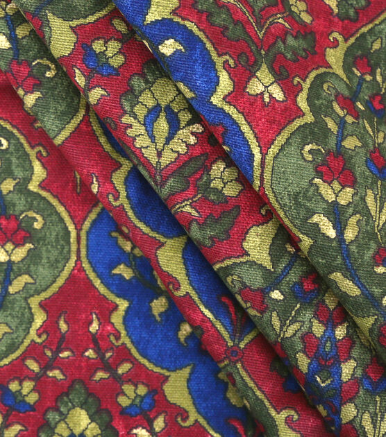 Antique Woven Ruby Cotton Canvas Fabric Home Essentials Joann