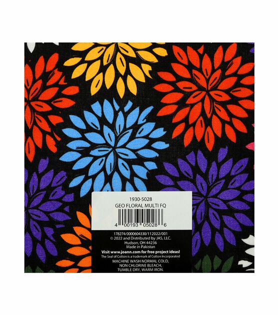 18 X 21 Rainbow Mums Cotton Fabric Quarter By Keepsake Calico Joann