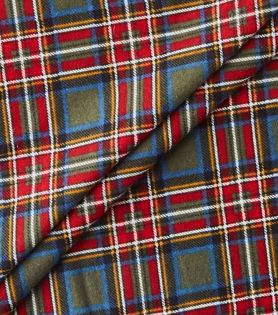 Eddie Bauer Green Tartan Plaid Flannel Prints Fabric Joann Canada