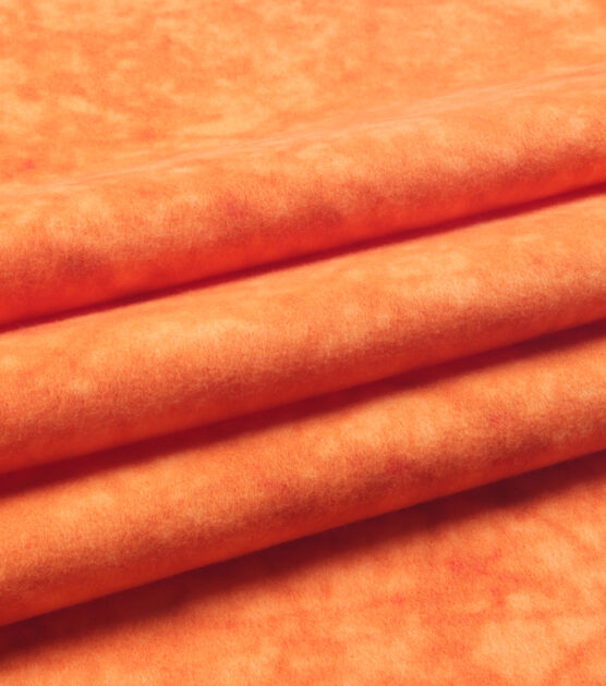 Orange Tie Dye Blizzard Fleece Fabric Joann