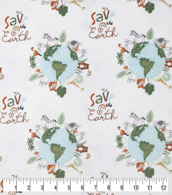Save The Earth Nursery Soft And Minky Fabric Joann