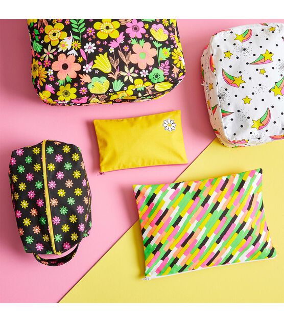 Neon Modern Floral Quilt Cotton Fabric By Quilters Showcase Joann