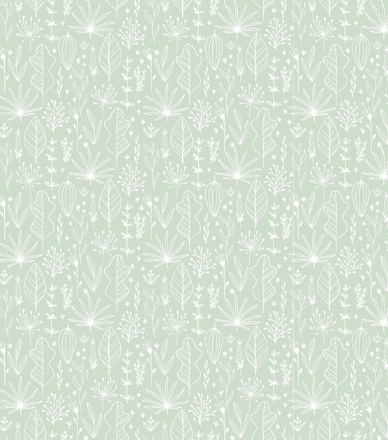 Donte Leafy Green Nursery Cotton Fabric Joann