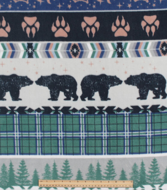 Wilderness And Plaid Anti Pill Fleece Fabric Joann