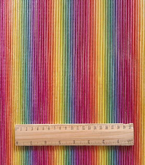 Glitterbug Rainbow Foil Bodre Fabric Joann