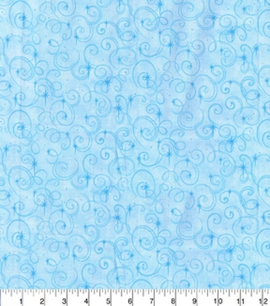 Blue Stars And Swirls Quilt Cotton Fabric By Keepsake Calico Joann
