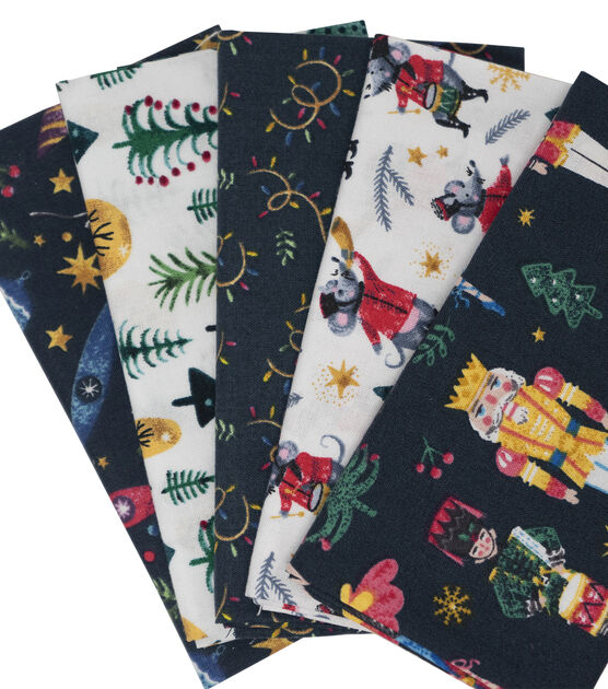 Singer 18 X 21 Nutcrackers Christmas Cotton Fabric Quarters 5ct Joann