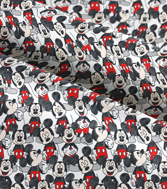 Mickey Sketch Pack Cotton Fabric Joann