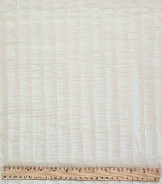 Cream Quilted Bubble Gauze Fabric By Pop Joann
