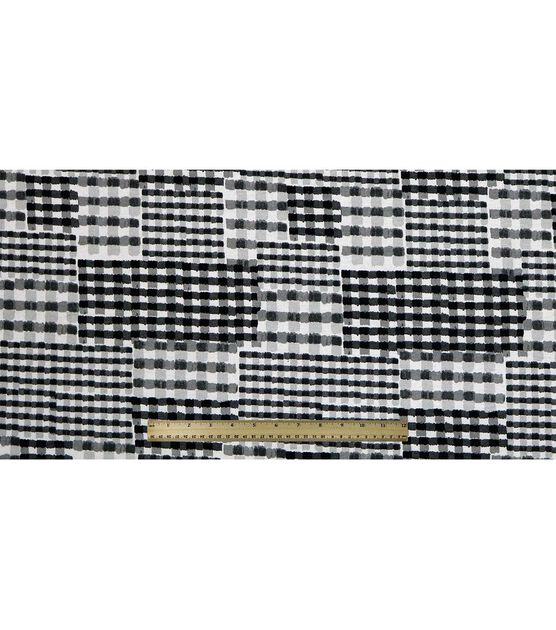 108 Black And White Gingham Plaid Wide Flannel Fabric Joann