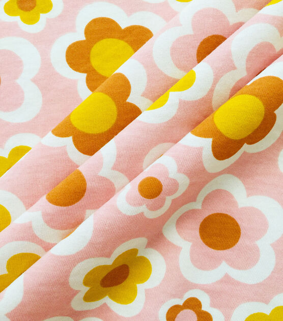 Groovy Flower Jersey Knit Fabric By Pop Joann