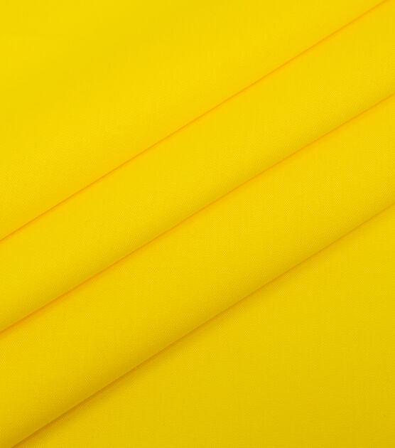 Singer 18 X 21 Yellow Solid Cotton Fabric Quarter 1pc Joann